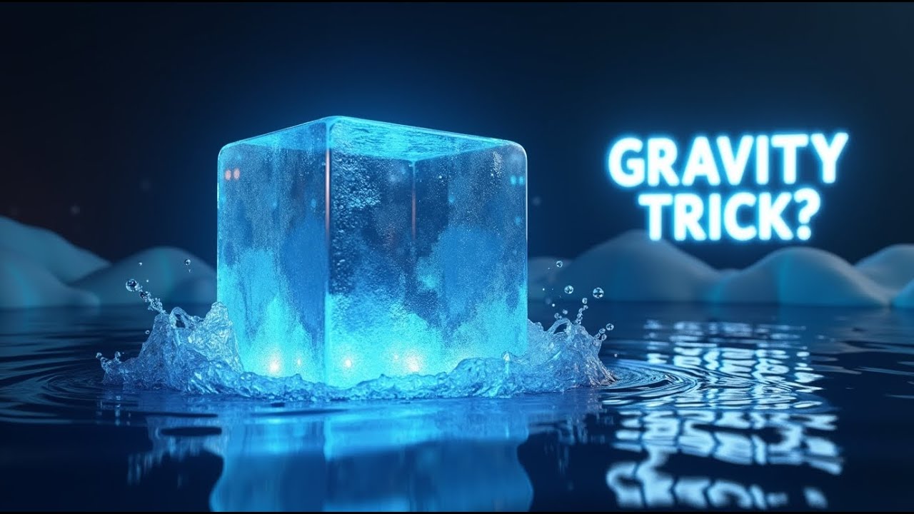Can ICE Actually Defy Gravity on Water #scienceexperiment #physicsfun # ...