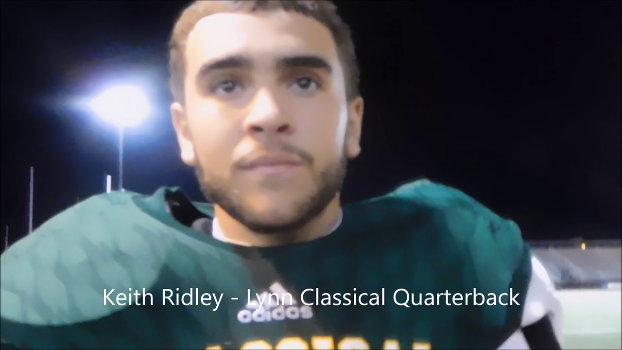 Keith Ridley - Lynn Classical Football - YouTube