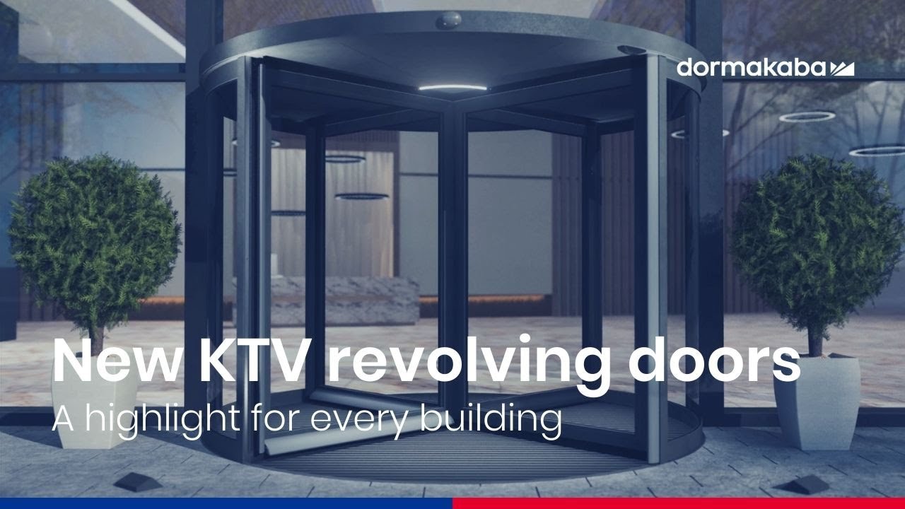 New KTV revolving doors. A highlight for every building - YouTube