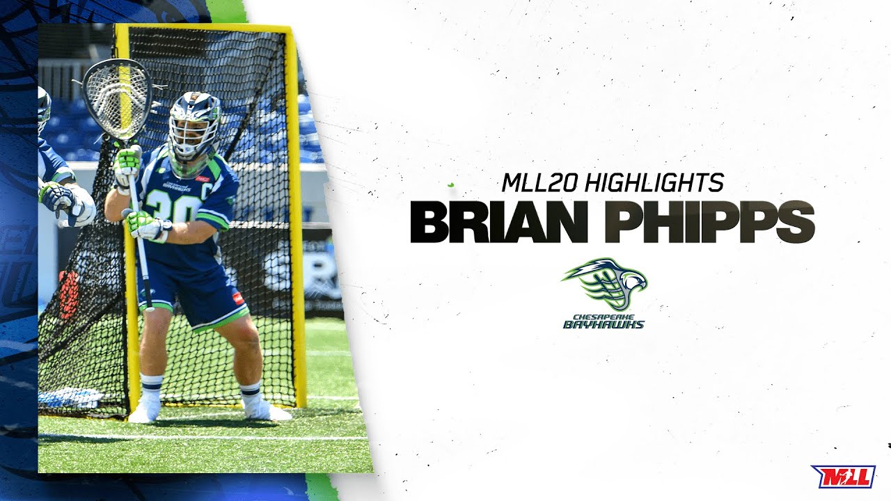 Brian Phipps 2020 MLL Highlights - YouTube