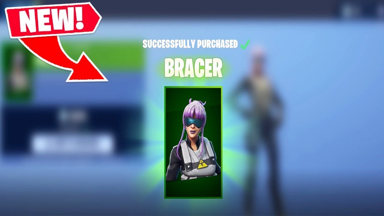 The *NEW* Bracer Skin In Fortnite! - YouTube