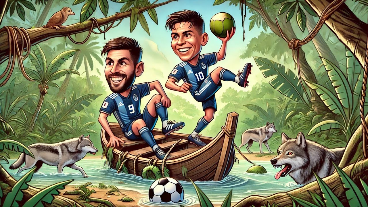 The Jungle Escape: Renaldo & Messy’s Survival Adventure!| Messi & Ronaldo: Wild Trials - YouTube