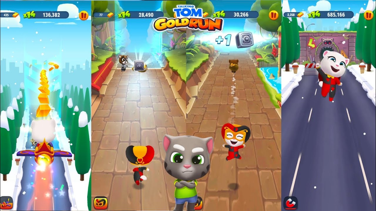 Talking Tom Gold Run In India - Talking Tom ( iOS, Android gameplay #17 ...