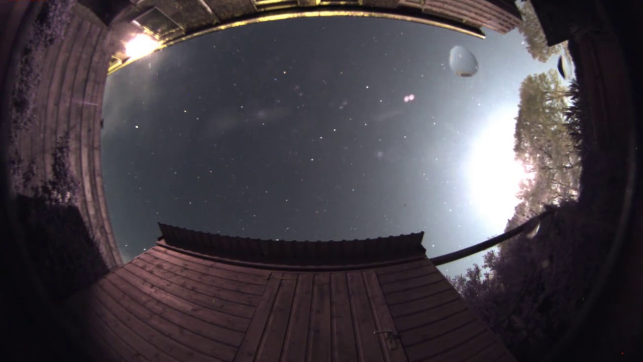 Test with my ASI224MC AllSky camera with 1.55mm Fish Eye lens. - YouTube