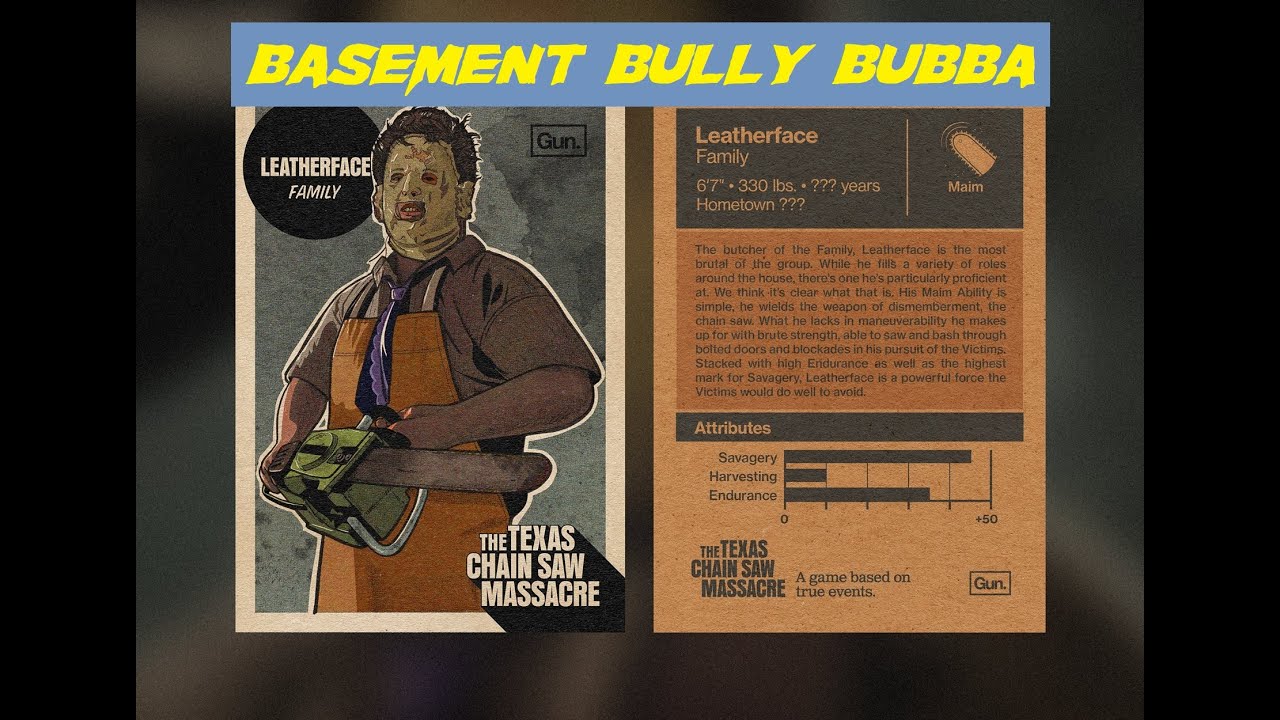 Basement Bully Bubba build - Texas Chain Saw Massacre: The Game - YouTube