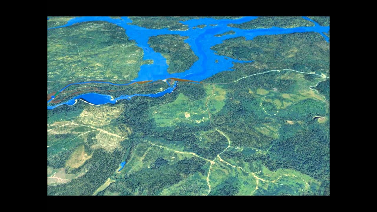 Little Jackfish River 3D Fly Through - YouTube