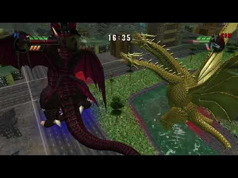 Godzilla Unleashed Overhaul - Destoroyah vs. King Ghidorah - YouTube