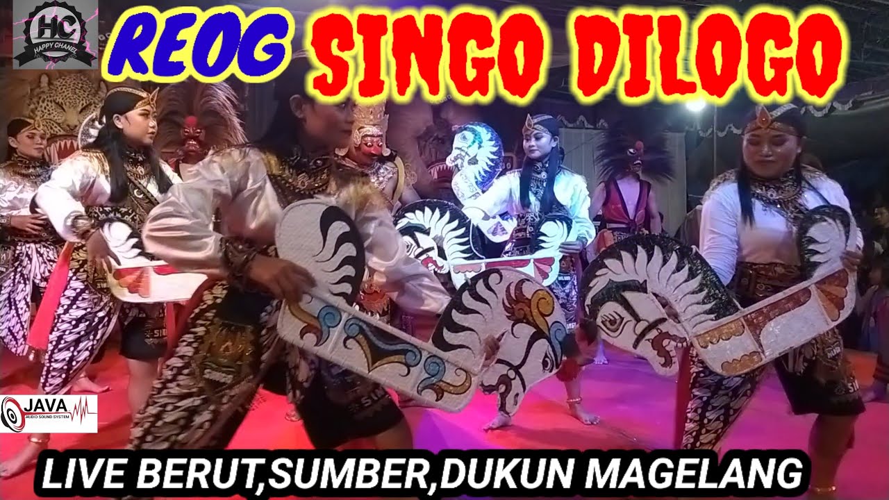 TEBARU‼️SENI REOG SINGO DILOGO LIVE BERUT,SUMBER,DUKUN MAGELANG - YouTube