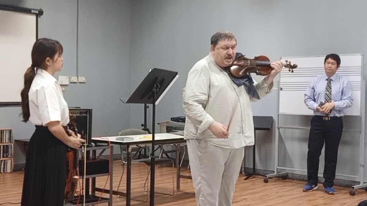 Violin Master Class, Students ID. NO.2 Part 2/3 - YouTube