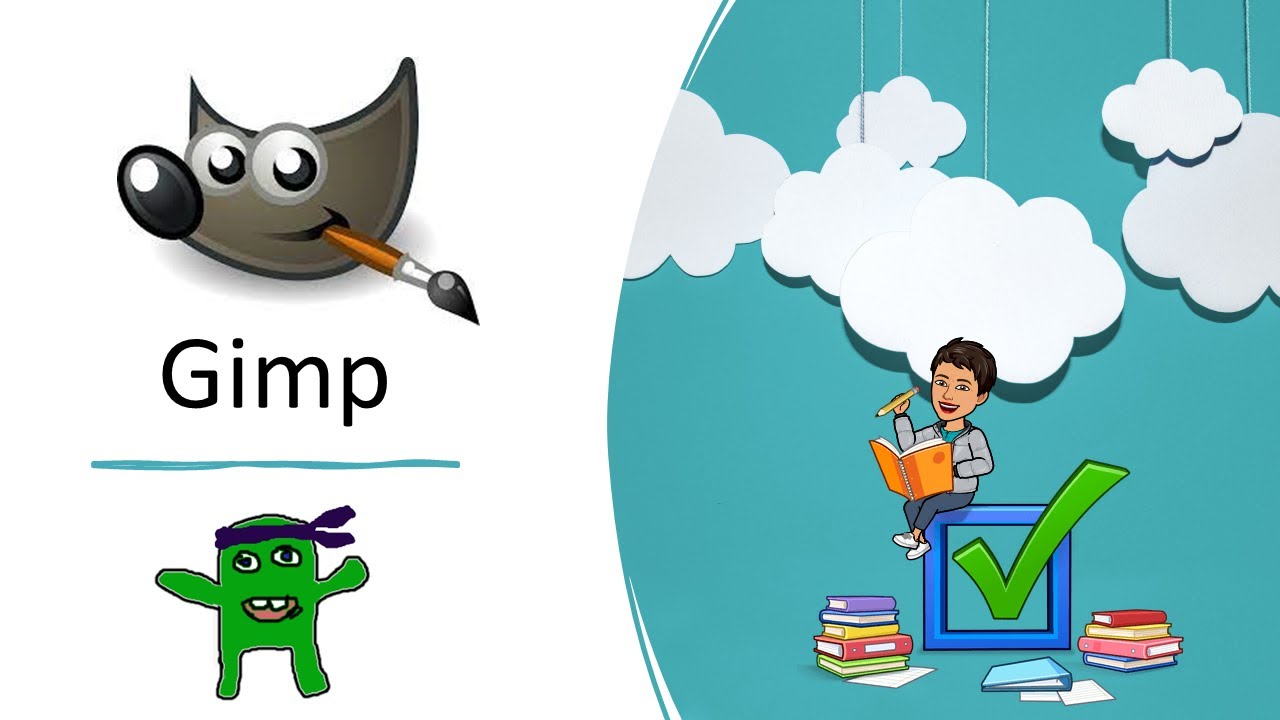 GIMP : | : desenhar um monstro (Draw a monster) - YouTube