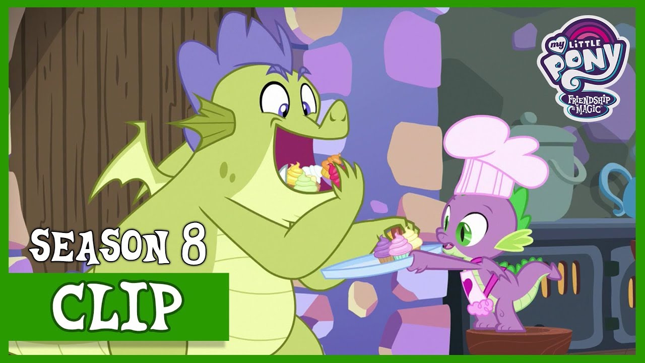 Spike Spends Time with Sludge (Father Knows Beast) | MLP: FiM [HD ...