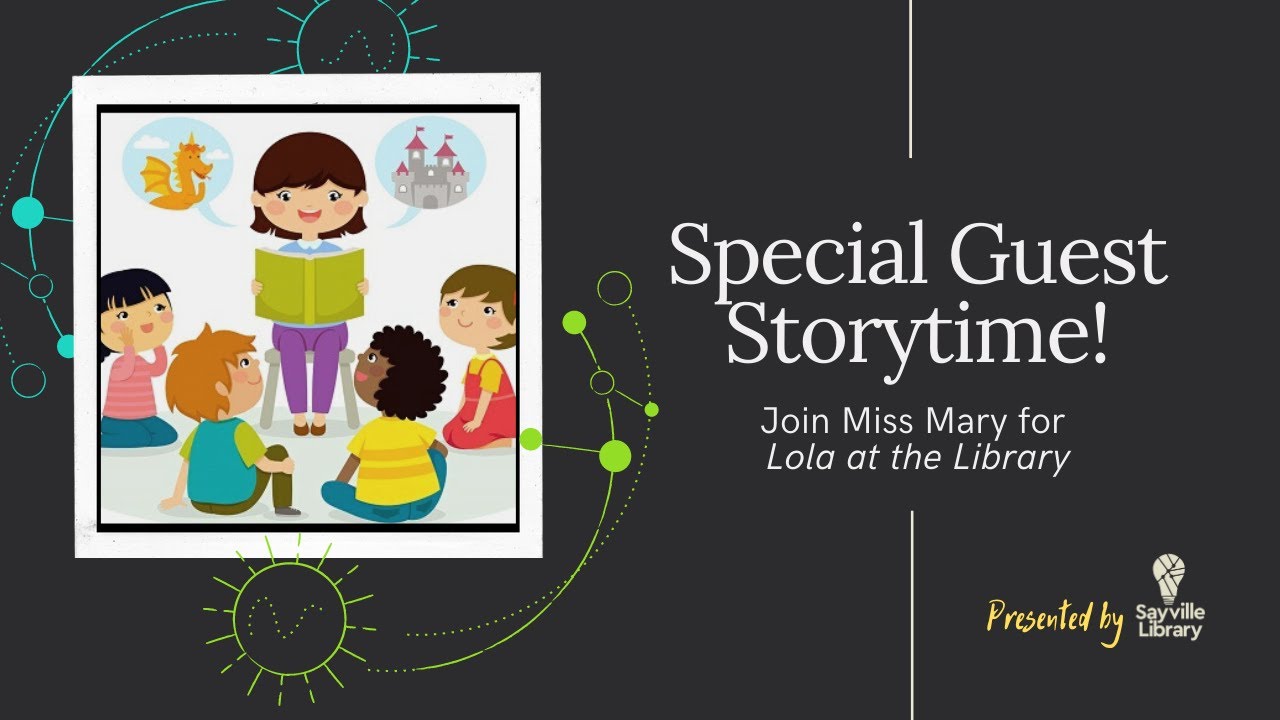 Special Guest Storytime - Lola at the Library - YouTube