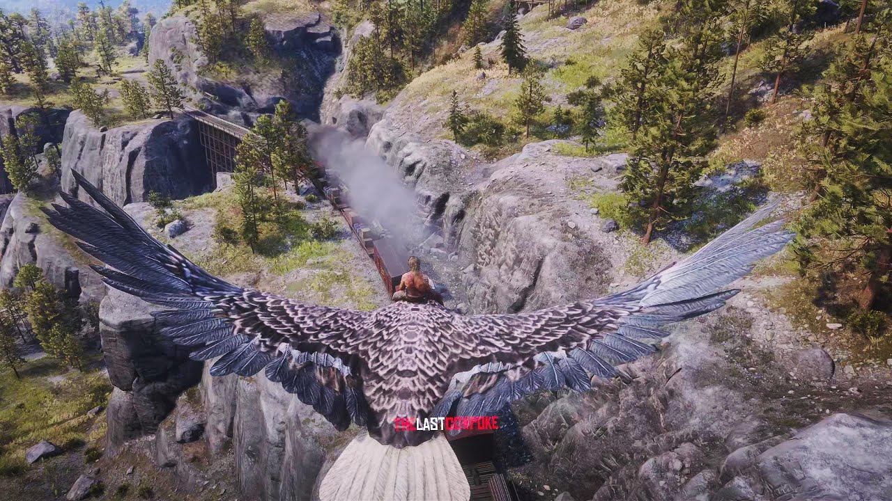 Eagle Flies Fly On An Eagle And Rob a Train - Red Dead Redemption 2 ...