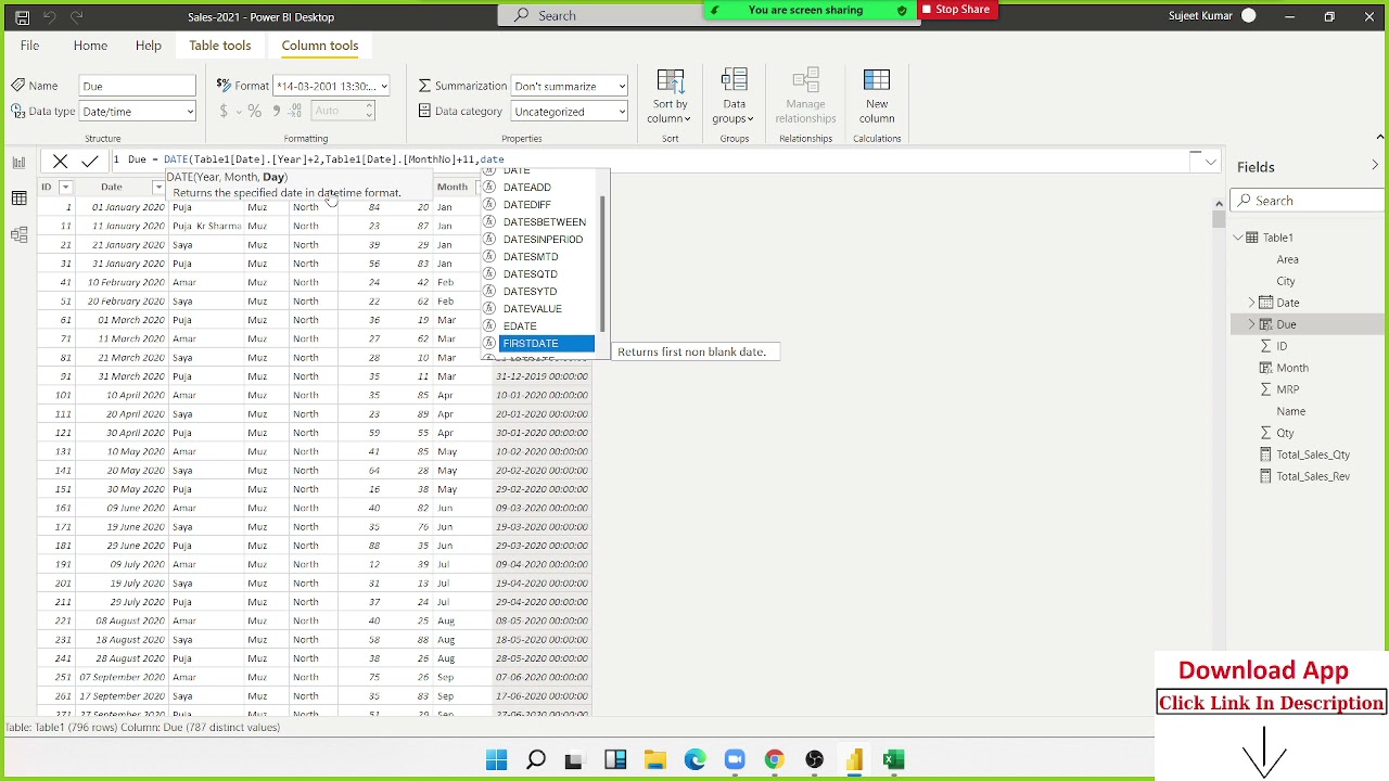 Power BI Date Dax Formulas In Hindi YouTube Power BI Date Dax Formulas In Hindi YouTube