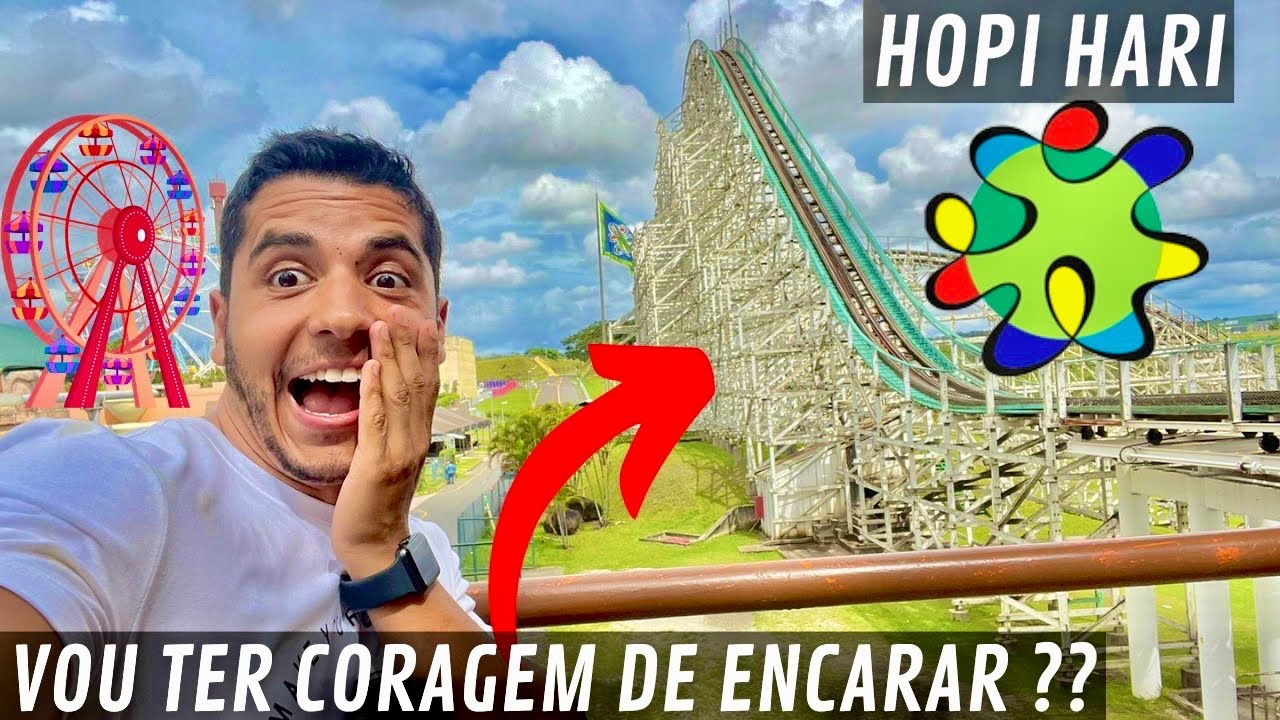 Um dia no Hopi Hari encarei vários brinquedos radicais | Aves Recriar ...