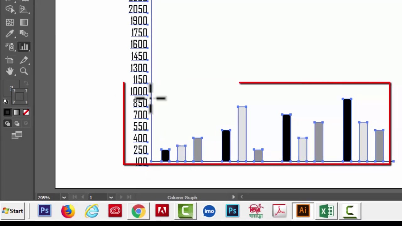 Adobe Illustrator Tutorial Column Graph Tool Illustrator Column Adobe Illustrator Tutorial Column Graph Tool Illustrator Column