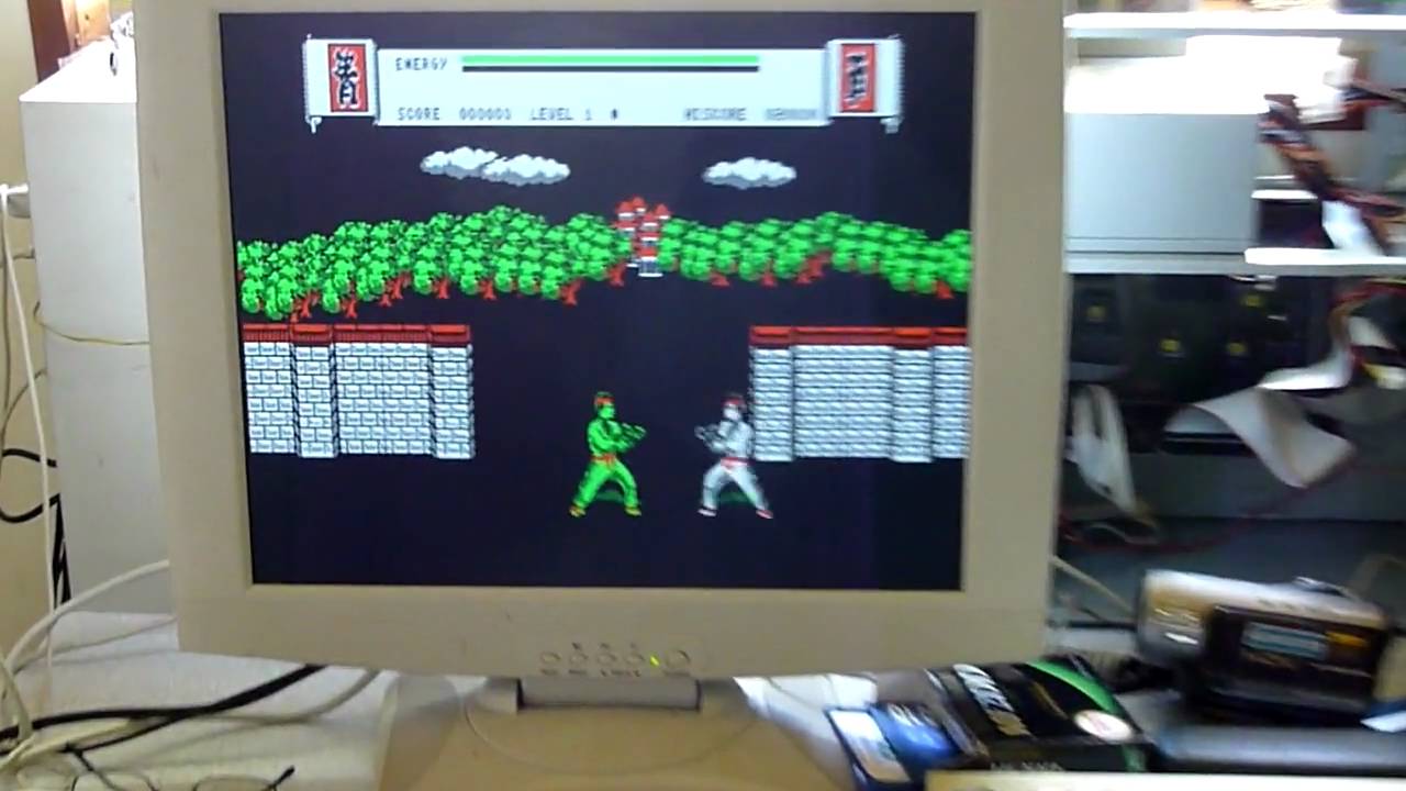 Sinclair QL KARATE game on a Q40 - YouTube