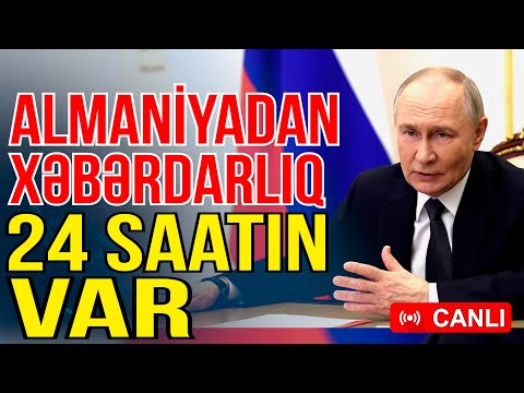 Almaniyadan Putin XƏBƏRDARLIQ - 24 saat vaxtın var! - Gündəm Masada - Media Turk TV