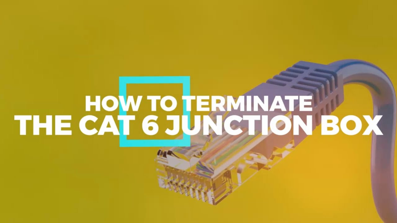 How to Terminate the CAT6 Junction Box - The TSOC™ Minute | Quick ...