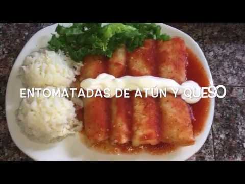 ENTOMATADAS DE ATÚN Y QUESO SÚPER FÁCIL DE PREPARAR!! - YouTube