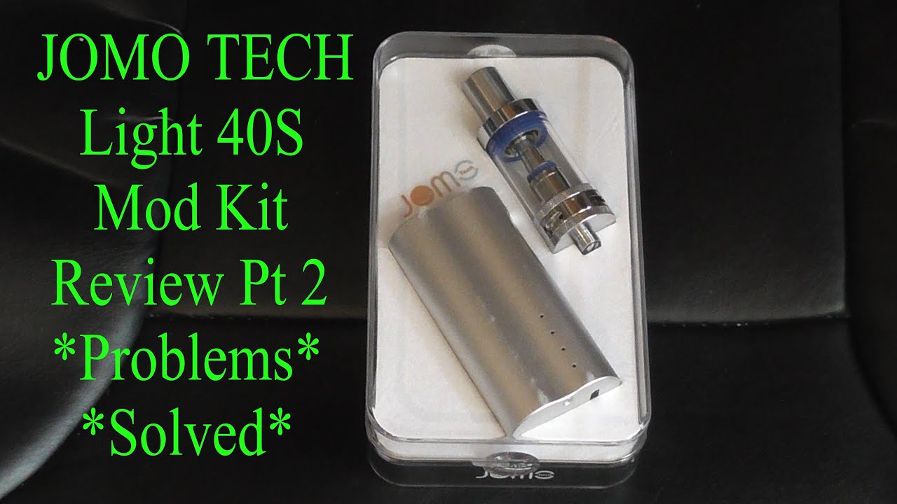 Jomo Tech Lite 40S 40W 2200mAh E-Cigarette Mod Kit Problem Fix - YouTube