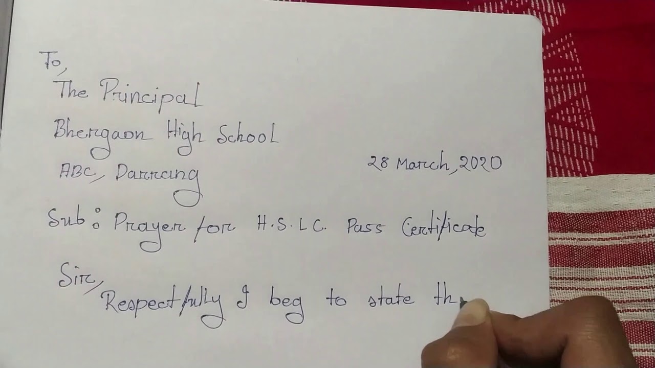 Application For pass Certificate - YouTube