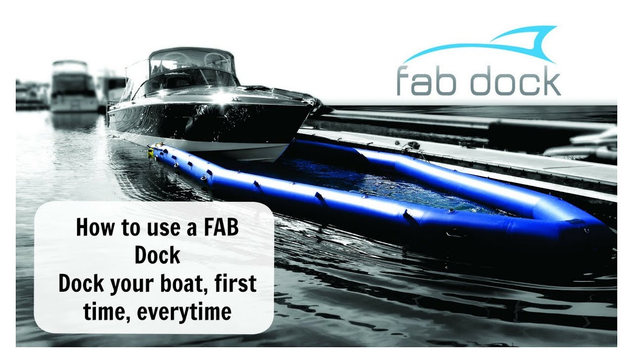 How to use a FAB Dock, the worlds number 1 dry docking system - YouTube