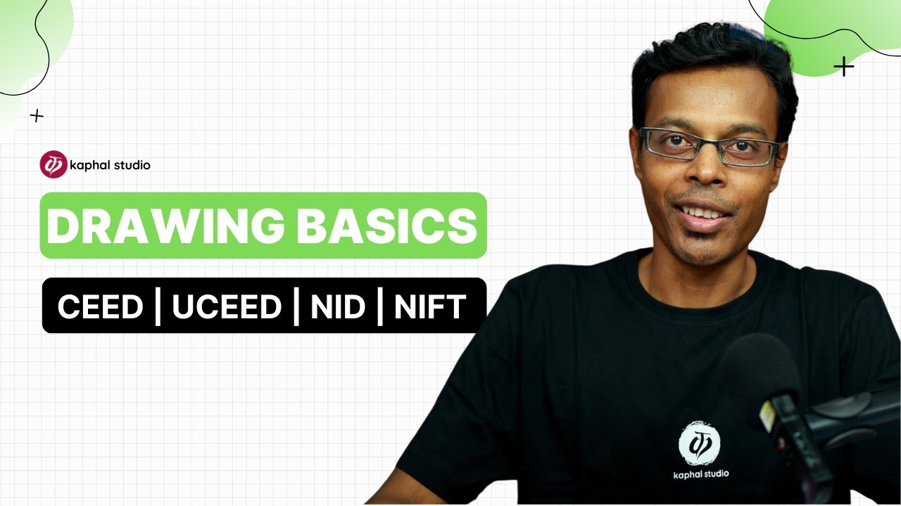 Basics of Drawing | UCEED, CEED, NID, NIFT 2024 - YouTube