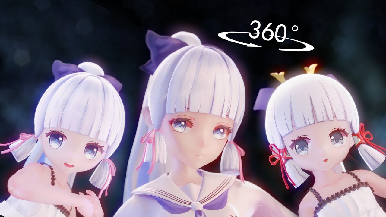 【360 ° VR】Genshin Ayaka cute is by my side! - YouTube