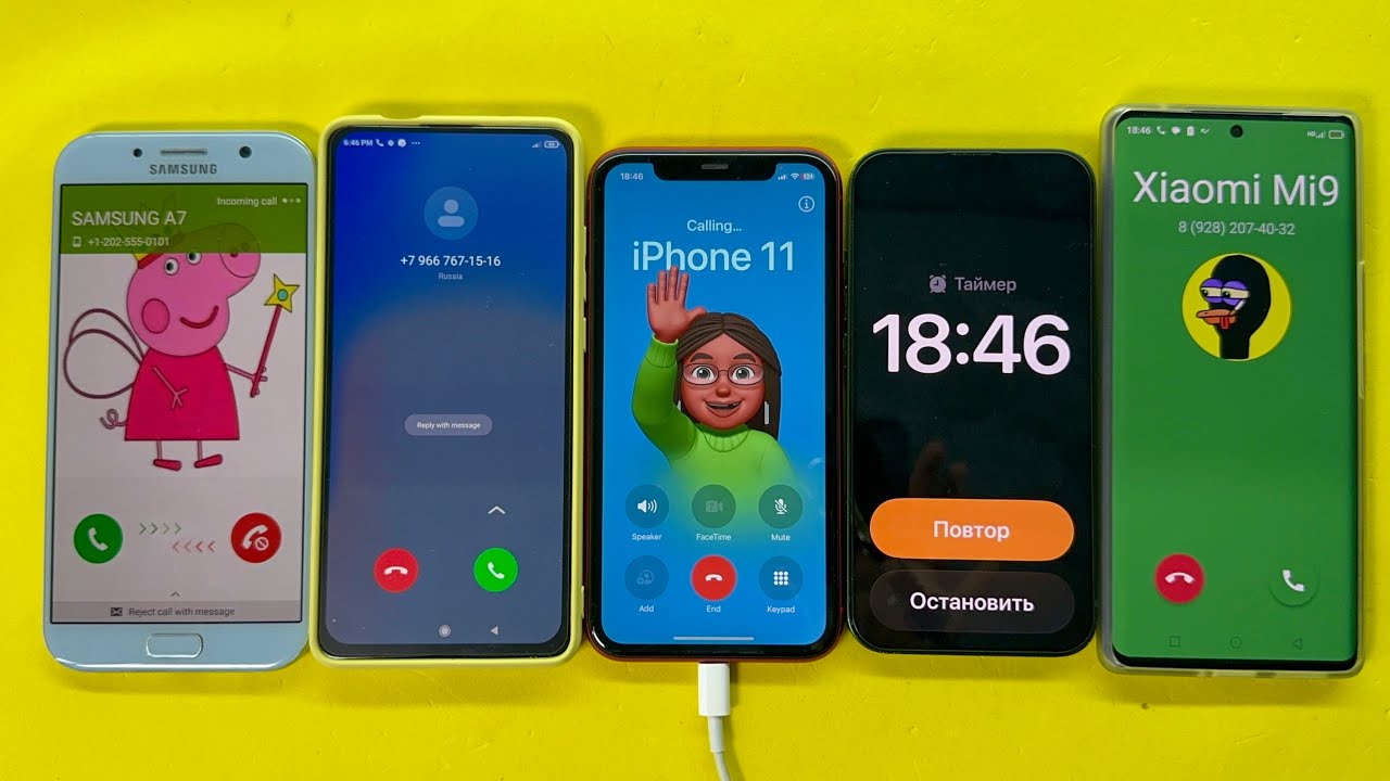 Incoming Call & Timer&Fake Call & FaceToCall Samsung A7,Xiaomi Mi 9T ...
