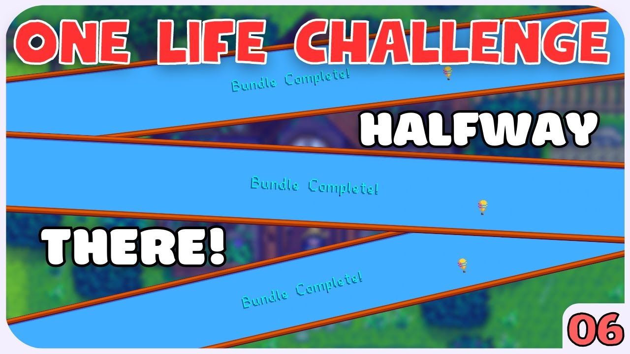 HALF WAY THERE! 🥳 - One Life Challenge [EP 6] #ad - YouTube
