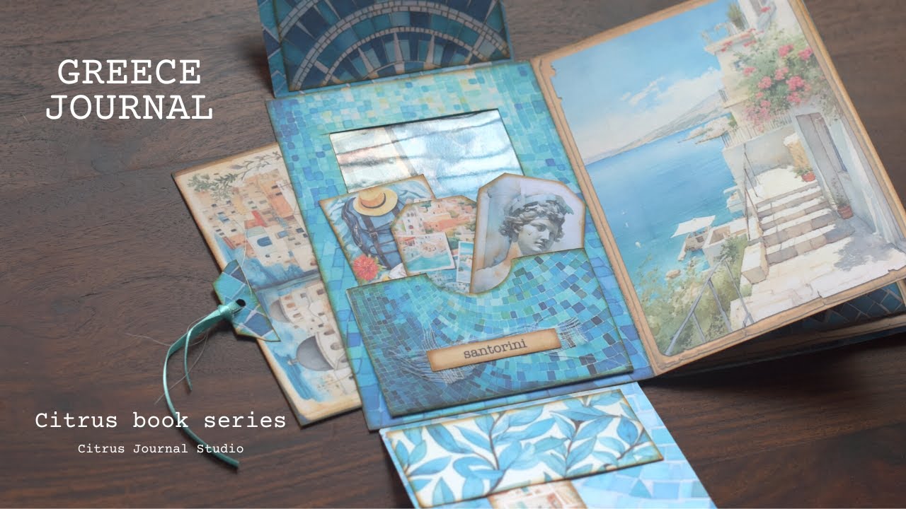 Greece Journal - Citrus Book Series - Citrus Journal Studio - YouTube
