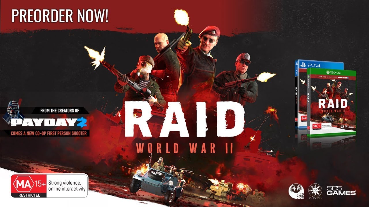 RAID: World War II Available to Pre-Order on PS4 and Xbox One! - YouTube
