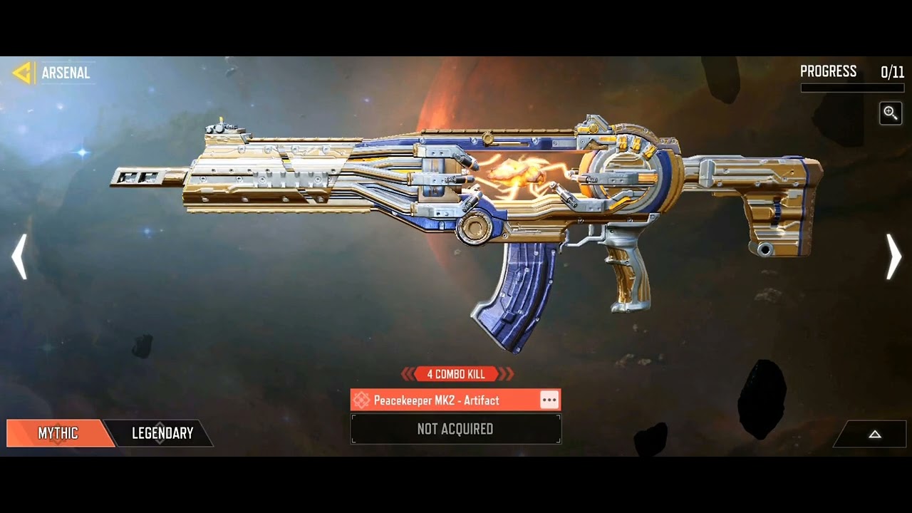 Peacekeeper NK2-Artifact | Mythic weapon | Call of duty | codm | Best ...