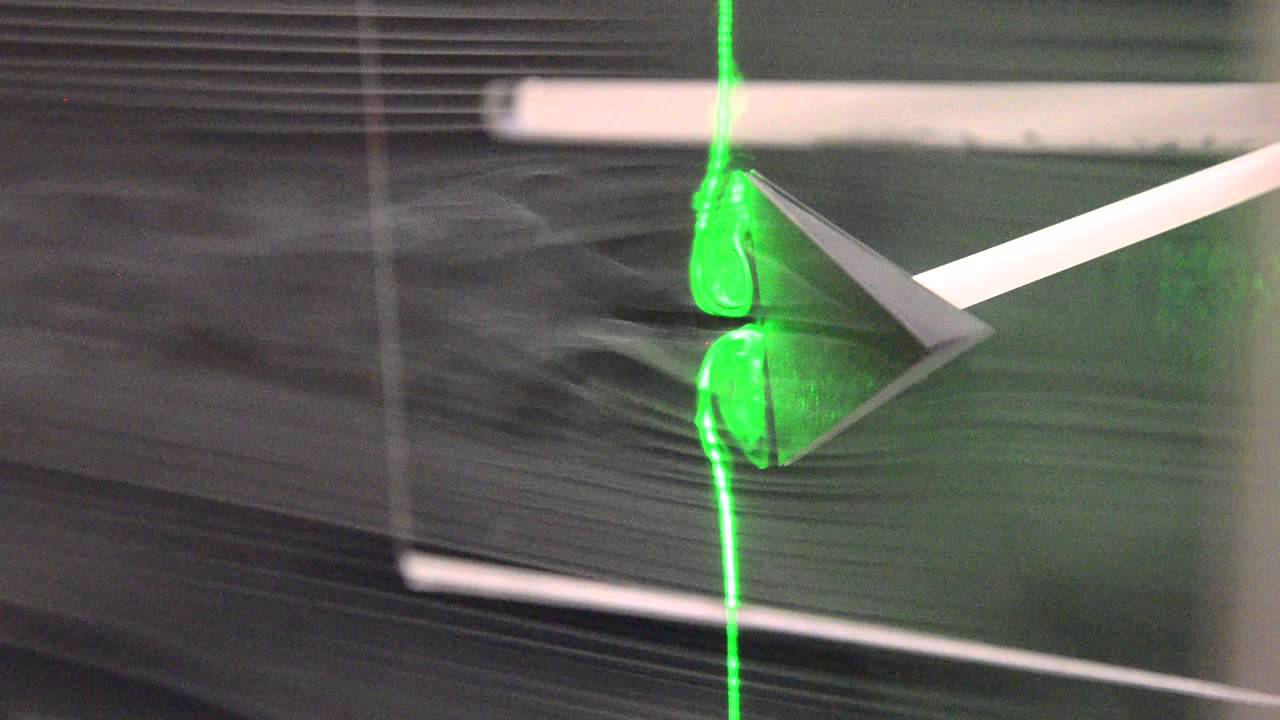 Wedge, Delta Wing Vortex Generator 2 - YouTube