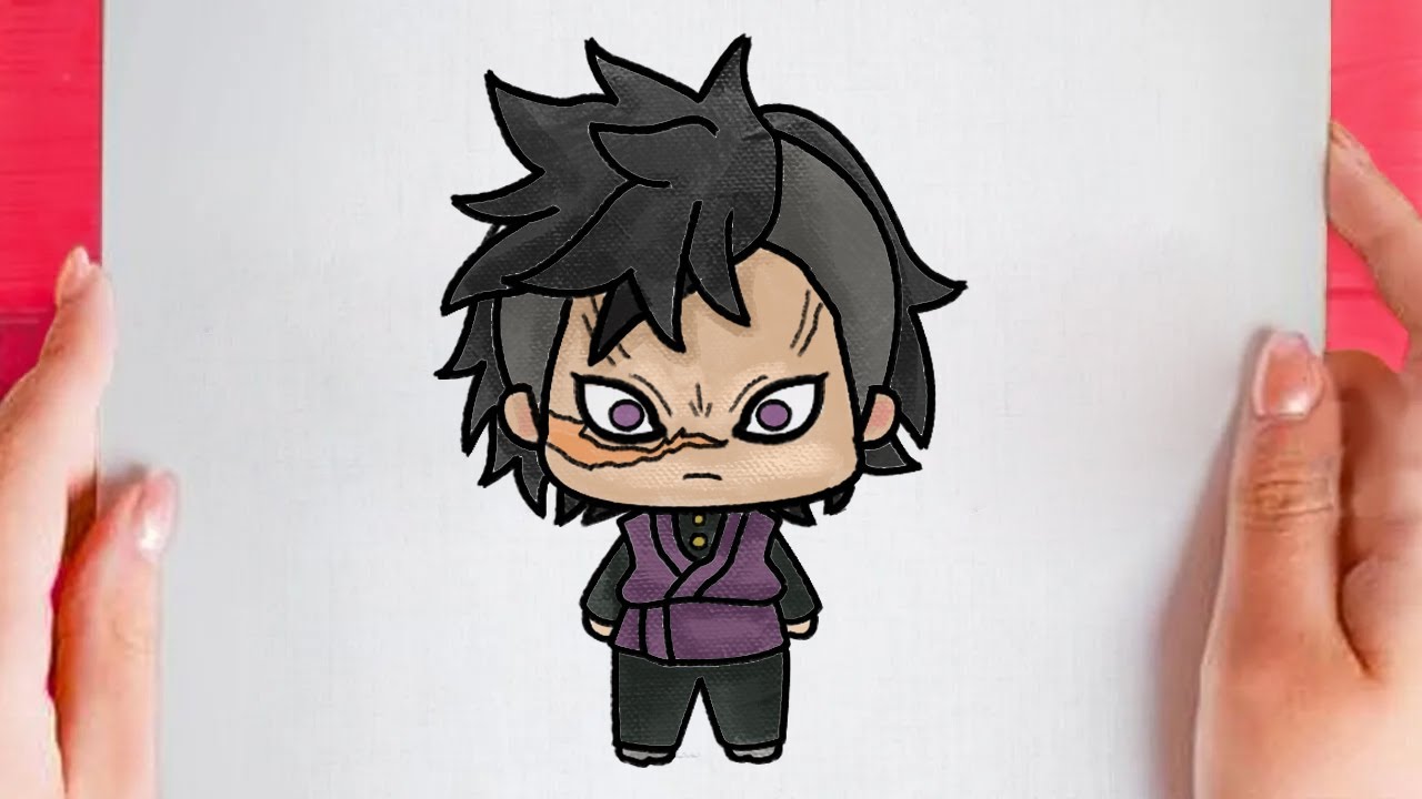 How to draw Genya Shinazugawa - Demon Slayer - YouTube