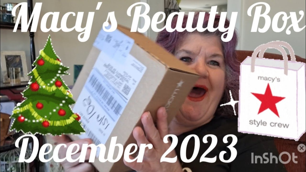 Macy's Beauty Box December 2023 - YouTube
