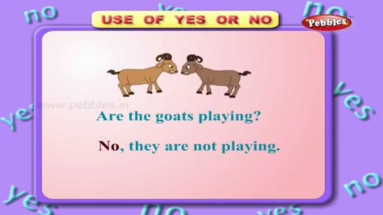 Use of Yes or No | Learn English Speaking | Learn English Grammar ...