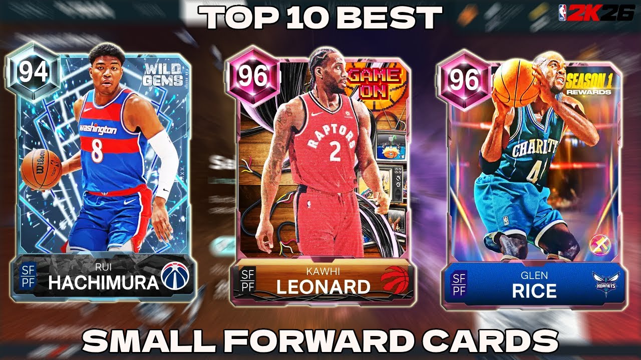 THE TOP 10 BEST SMALL FORWARDS IN NBA2K26 MYTEAM!! - YouTube