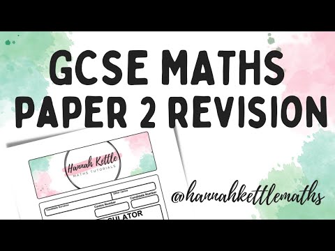 GCSE Maths Paper 2 Revision - YouTube