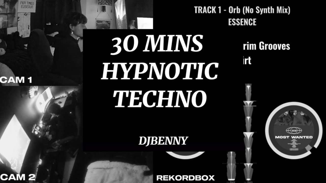 30 MINUTES HYPNOTIC / GROOVY TECHNO BEDROOM DJ SET - YouTube