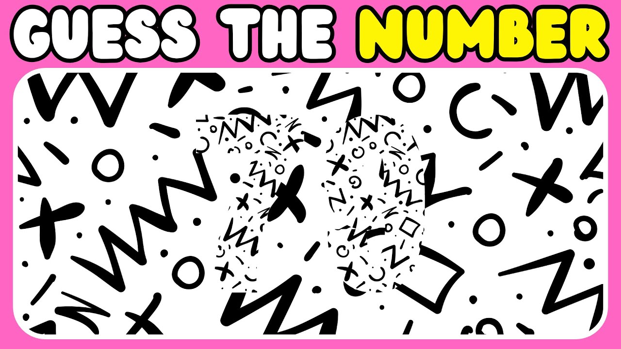 Guess the Hidden Number 🔢🔍 | Illusion Quiz - YouTube