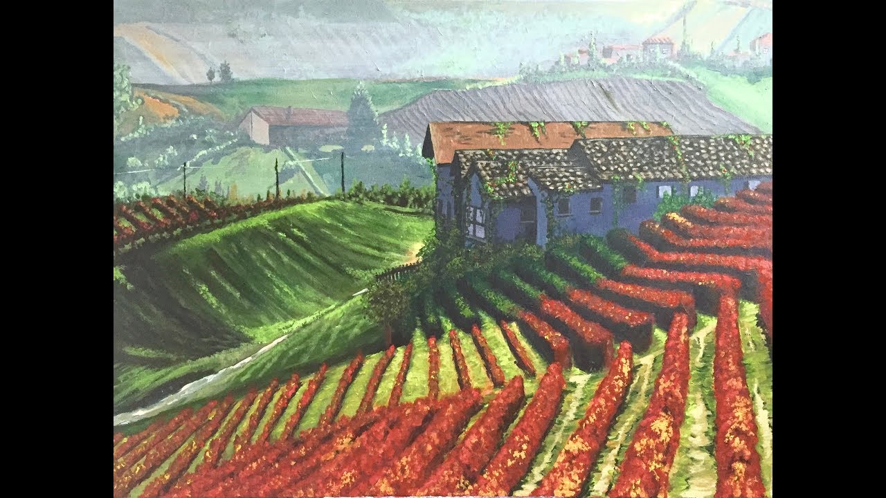 Vineyard Painting