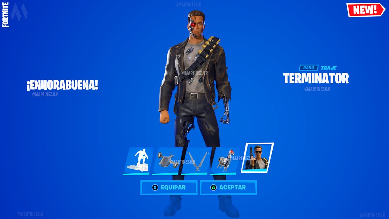 ¡HOY! Como CONSEGUIR NUEVA SKIN "TERMINATOR" Arnold Chuacheneger en ...