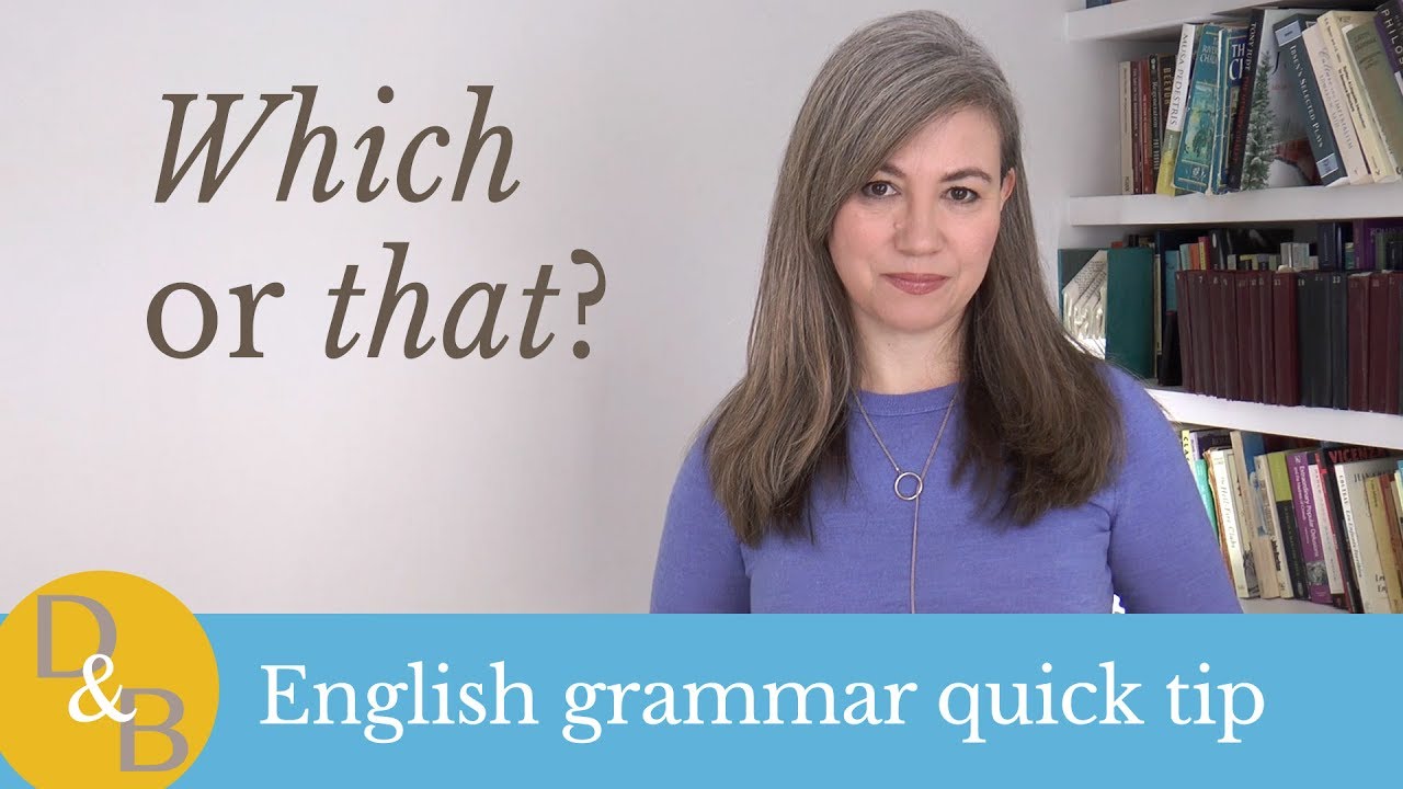 That or which? - YouTube