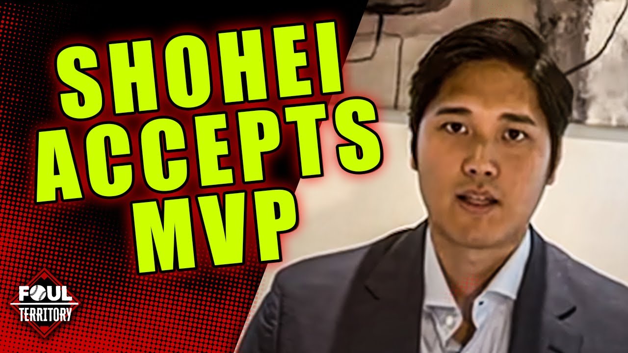 Exclusive: Shohei Ohtani NL MVP Acceptance Speech - YouTube