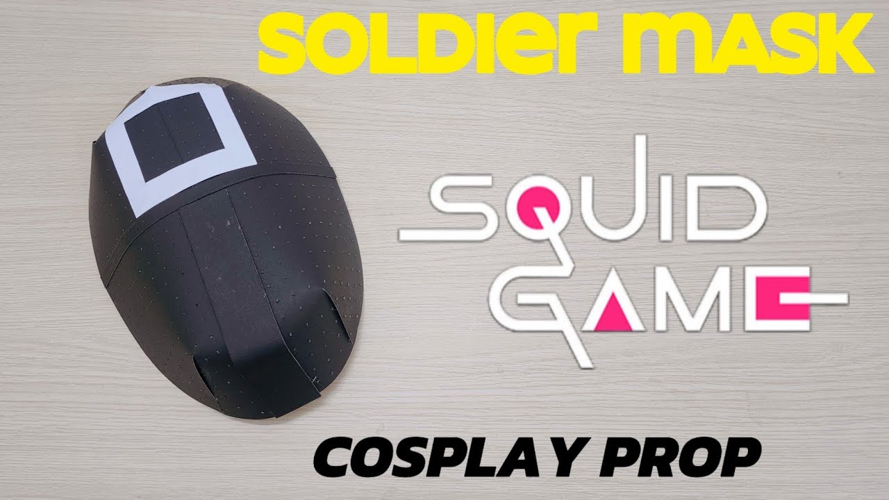 HOW TO MAKE SQUID GAME PAPER MASK - SQUID GAME MASK - YouTube