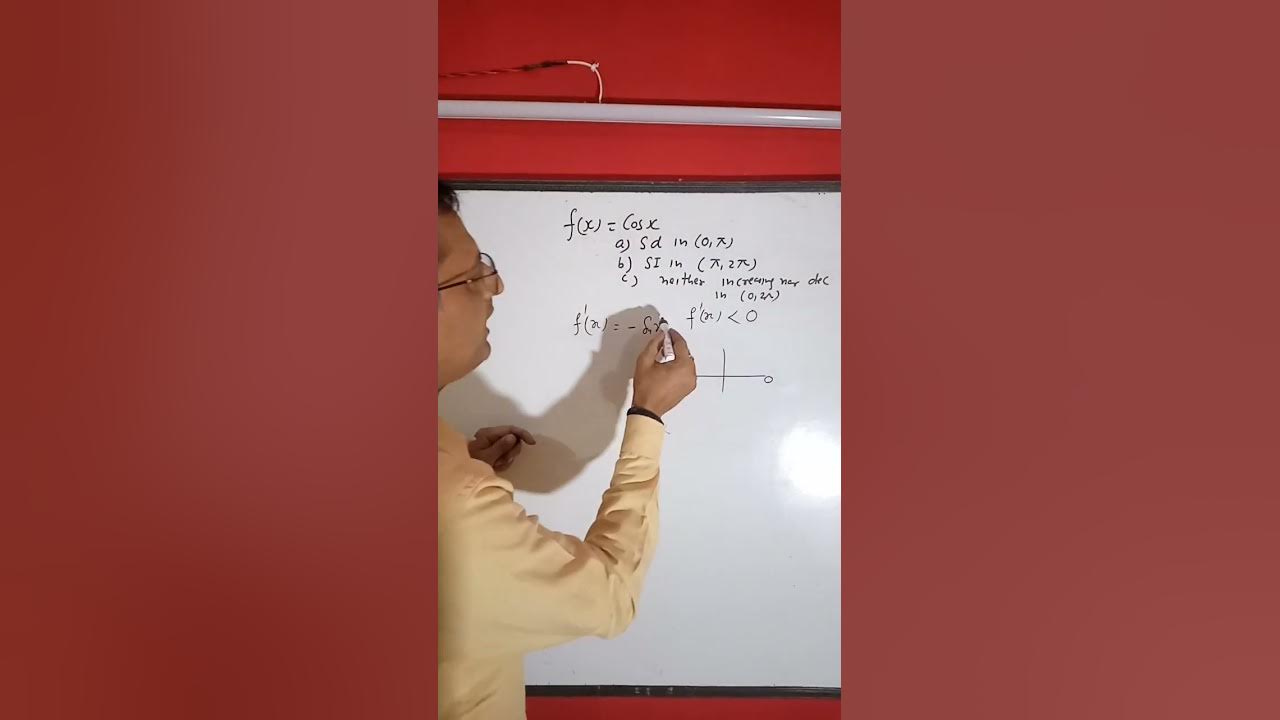 Strictly increasing and strictly decreasing function class 12 #maths ...