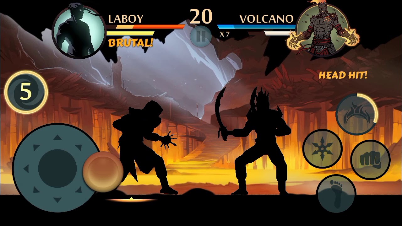 Shadow Fight 2 Volcano Part 1 - YouTube
