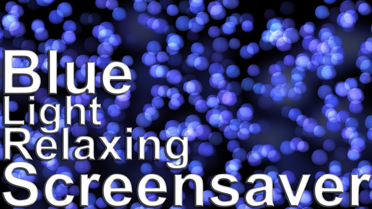 Small Little Blue Lights FHD Relaxing Screensaver || FHD Video 1080p ...